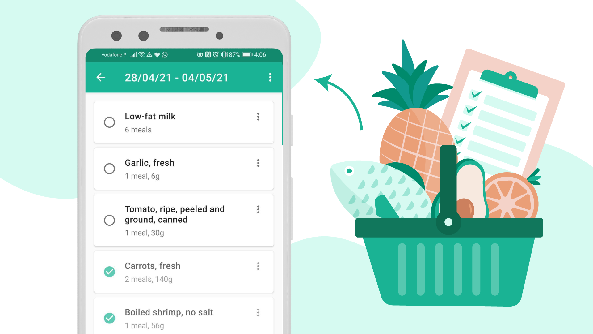¡La lista de compras ya está disponible en Nutrium! [Android e iOS]