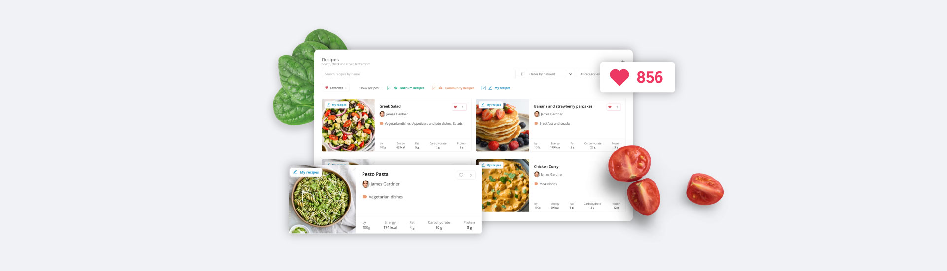 1000 new recipes available in Nutrium!